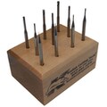 Kodiak Cutting Tools 10pc. Micro Carbide End Mill Set, Square, Reach 3Xs DIA, LOC 1.5Xs DIA ...